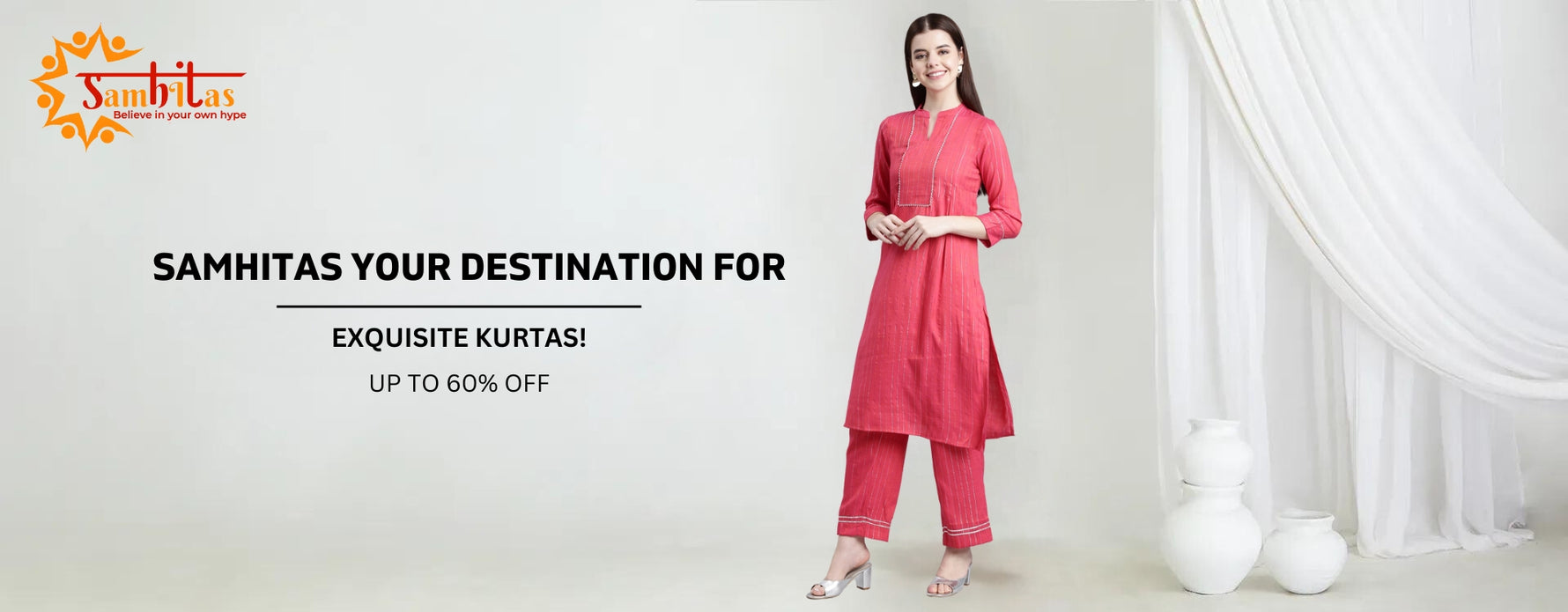 Handcrafted Ethnic Wear & Designer Kurtas for Women | Samhitas Apparel