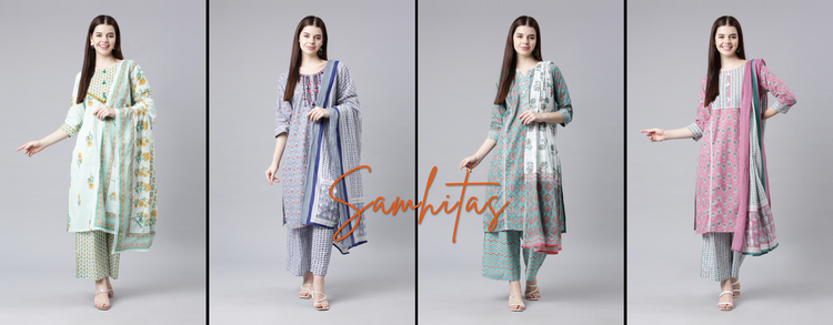 Handcrafted Ethnic Wear & Designer Kurtas for Women | Samhitas Apparel